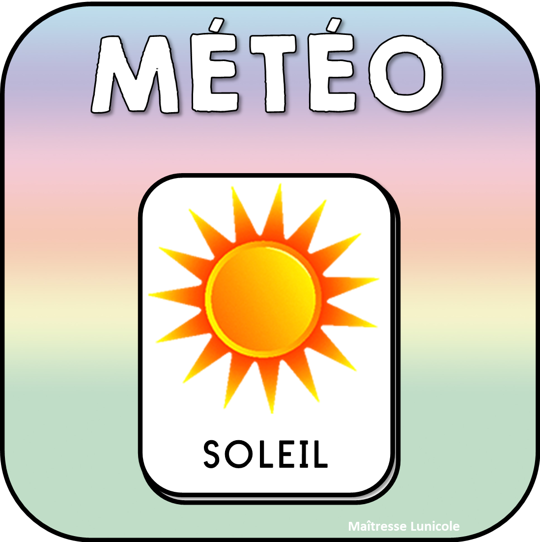 Affichages pour les rituels de la date, de la météo et des saisons ...