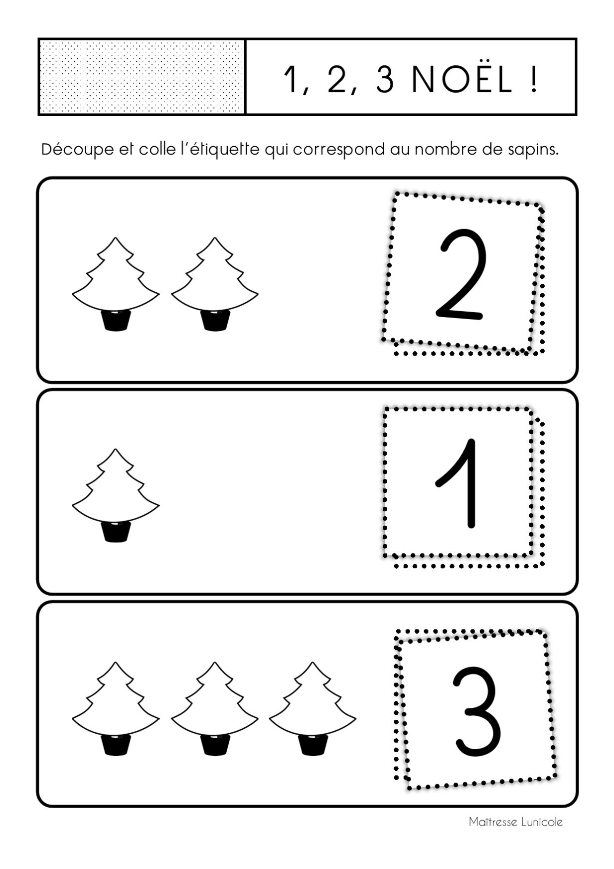 Noël – cycle 1 (nouveautés 2025 !) – Maîtresse Lunicole