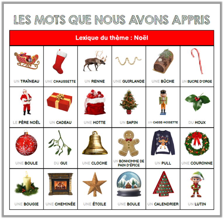 Noël – cycle 1 – Maîtresse Lunicole