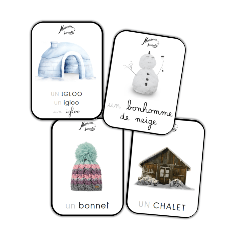 L’hiver – cycle 1 – Maîtresse Lunicole