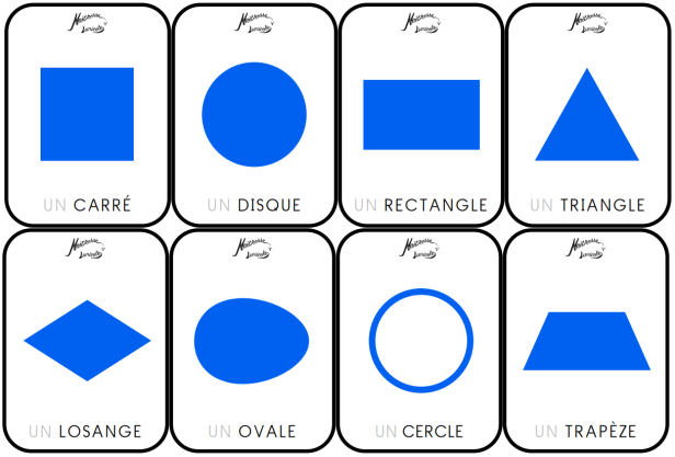 Les formes géométriques – cycle 1 – Maîtresse Lunicole