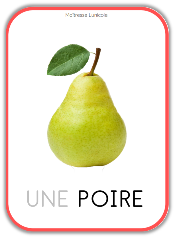 Imagier Fruit Maternelle: Imagier Des Fruits À Imprimer – YJCY