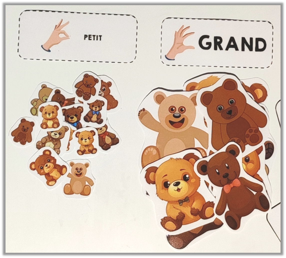 Exploitation d’album – Les trois ours – Maîtresse Lunicole