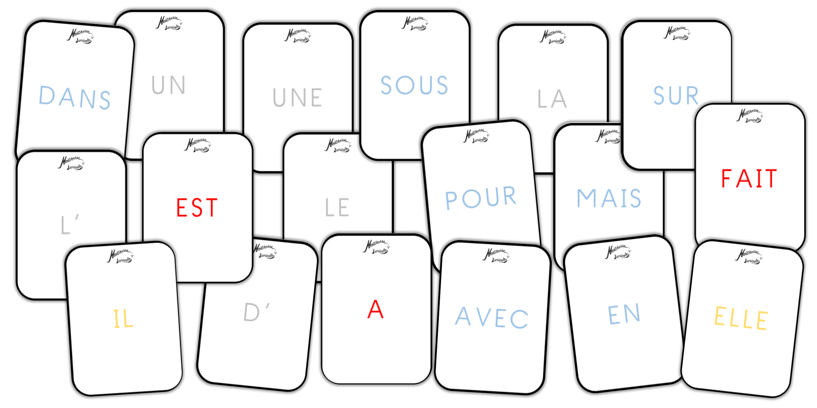 Mots-outils – Maîtresse Lunicole