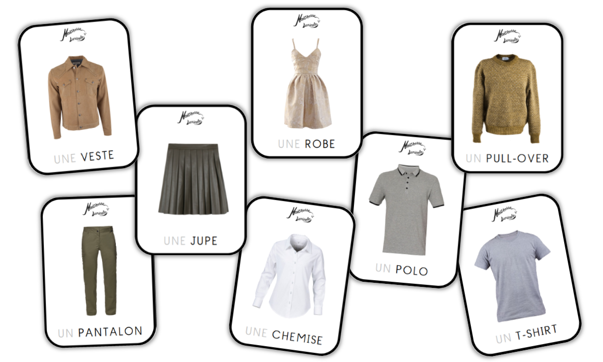 Les vêtements – cycle 1 – Maîtresse Lunicole