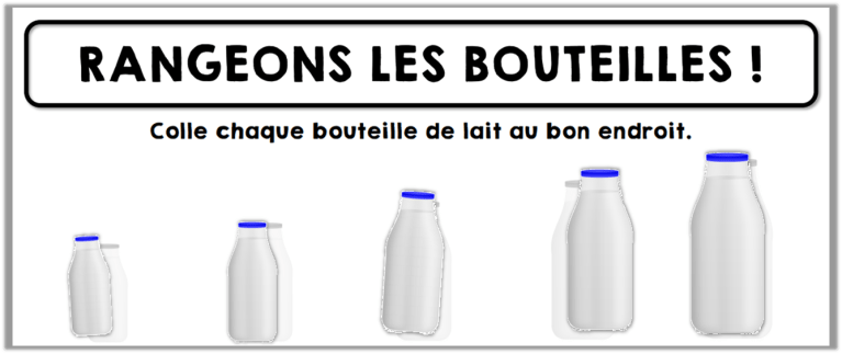Ranger par ordre de taille – Maîtresse Lunicole