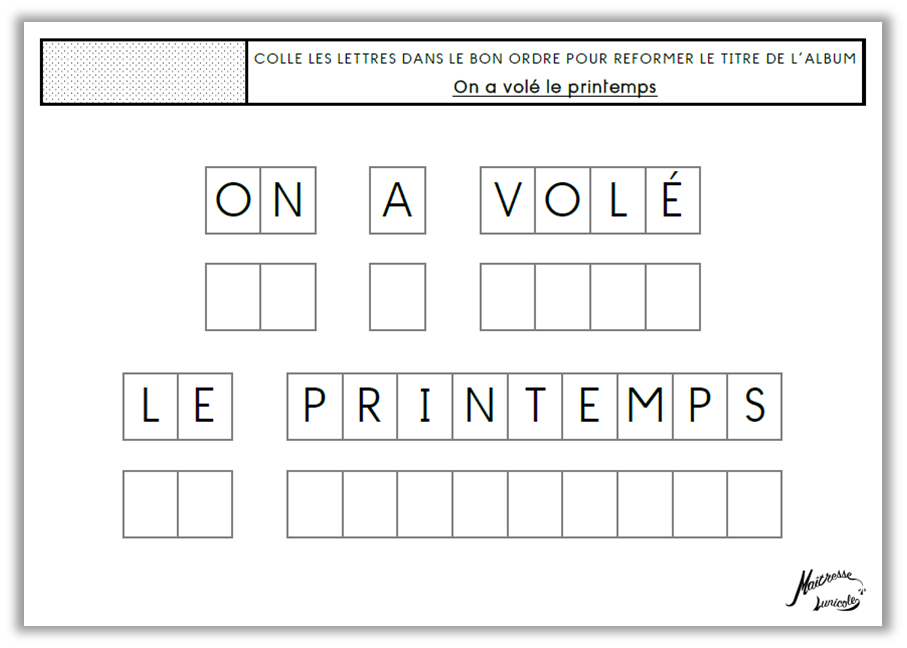 Exploitation d’album – On a volé le printemps – Maîtresse Lunicole