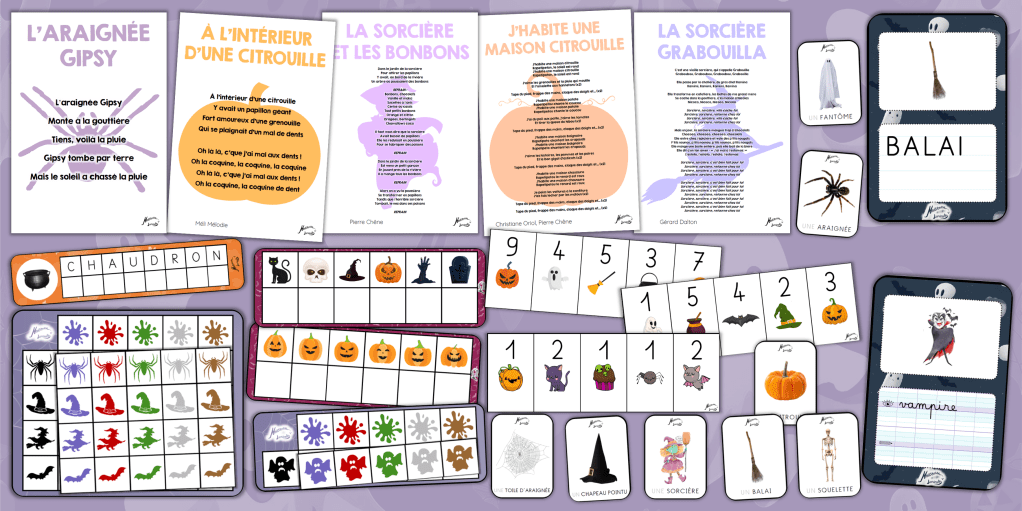 Halloween – cycle 1 – Maîtresse Lunicole