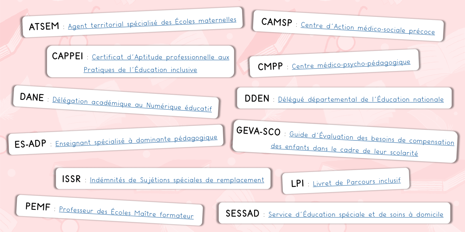 Dictionnaire des sigles employés dans l’Éducation nationale – Maîtresse ...