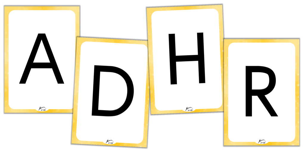 Lettres de l’alphabet – affichages – Maîtresse Lunicole