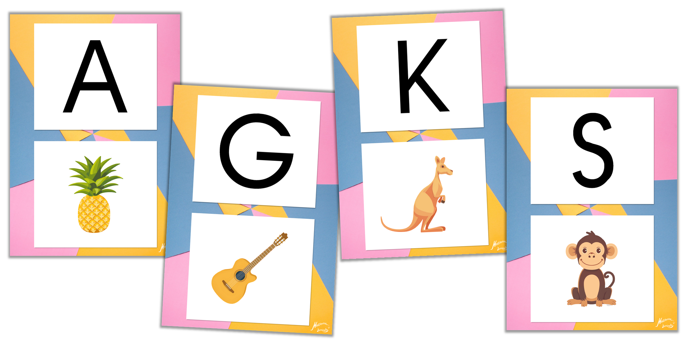 Lettres de l’alphabet – affichages – Maîtresse Lunicole