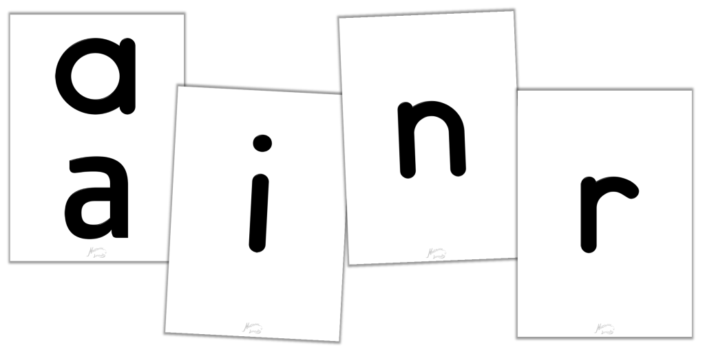 Lettres de l’alphabet – affichages – Maîtresse Lunicole